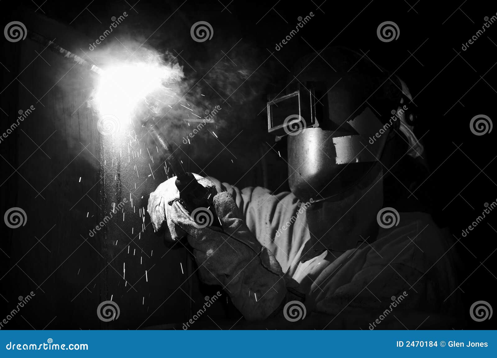 Black flash weld stock photo. Image of smoke, manual, industry - 2470184