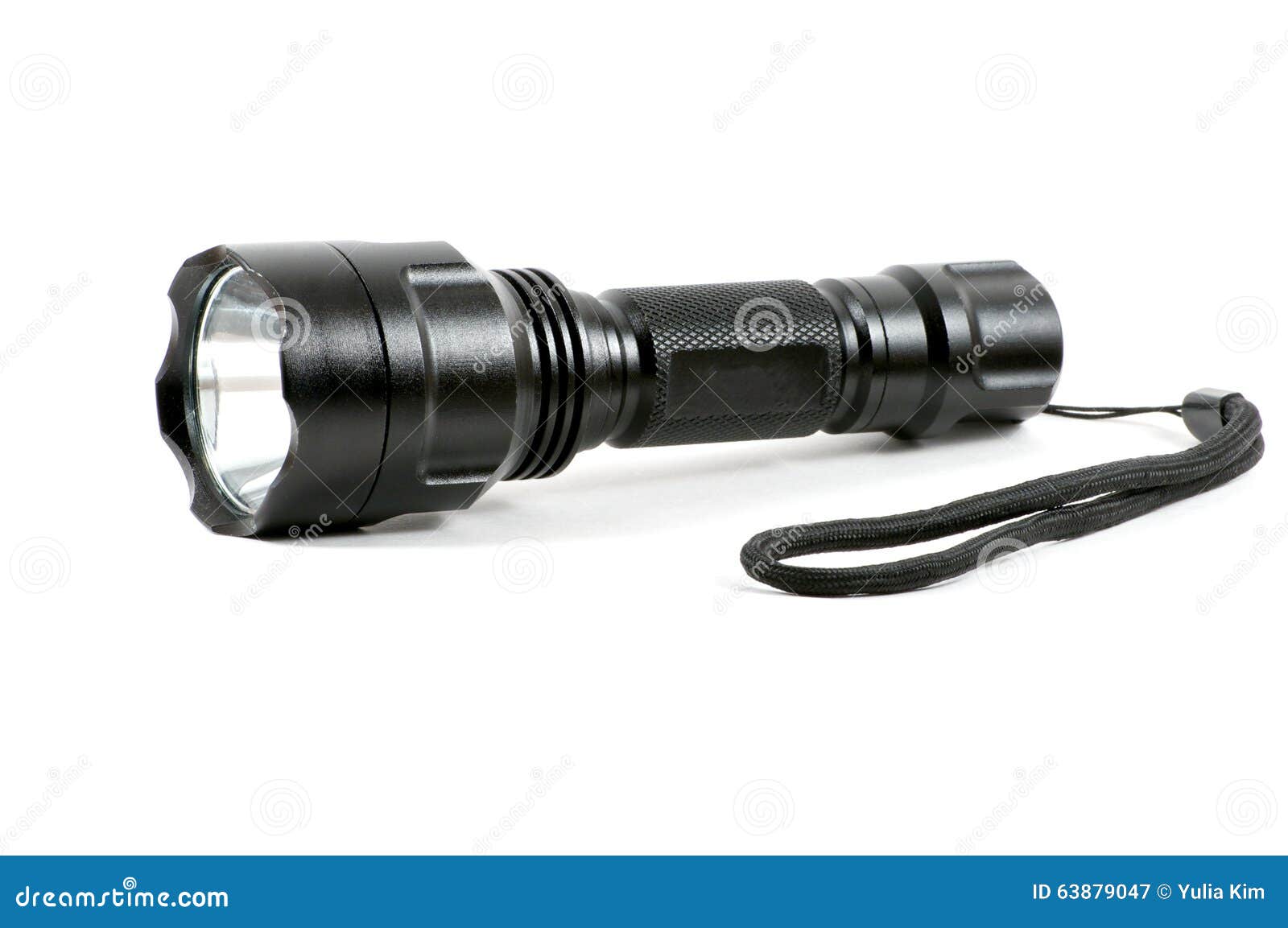 Black flaslight side view stock image. Image of electric - 63879047