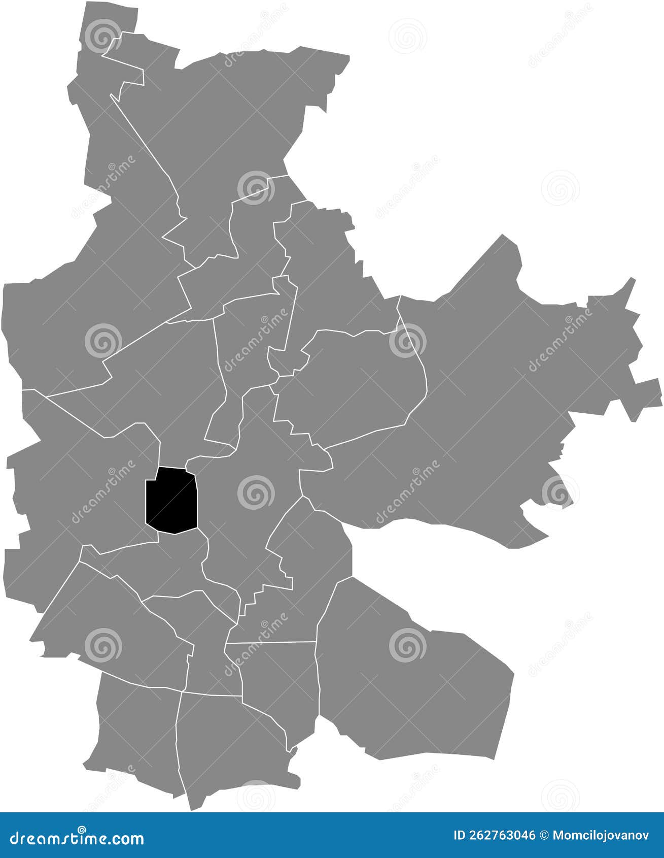 Locator Map Of The DISTRICT COUNCIL OF KIMBA, SOUTH AUSTRALIA Cartoon ...