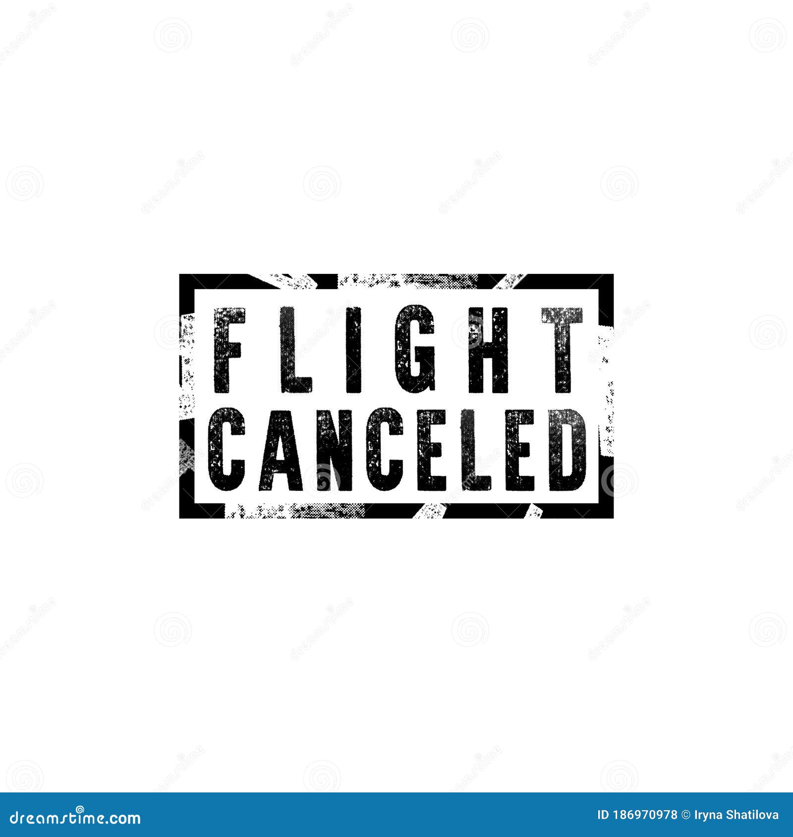 FLIGHT CANCELED Rubber Stamp Royalty-Free Stock Photo | CartoonDealer ...