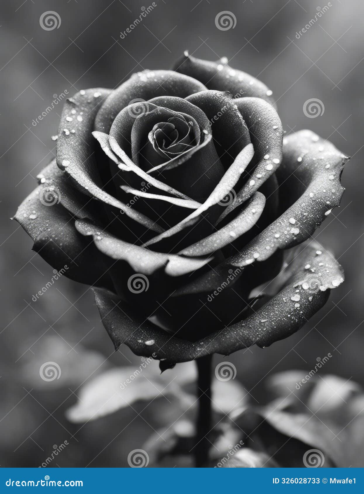 Black Flower Underline Rose Calligraphy Flourish Stock Image - Image of ...