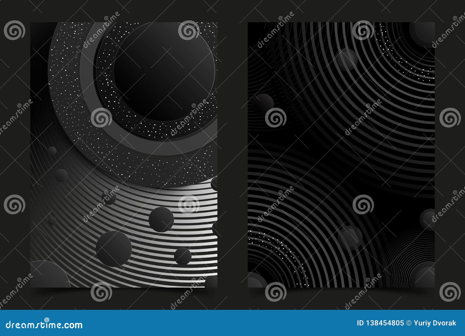 Black Flyer or Banner Design Template Background. Vector Illustration ...
