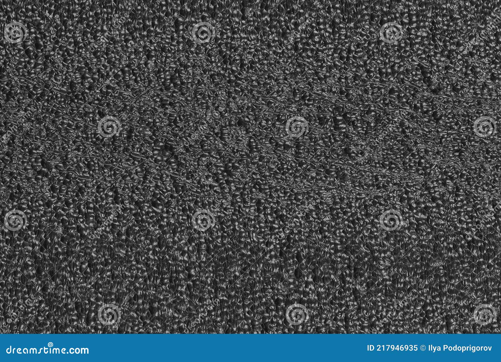 Black Foam Plastic Background Texture. Black Background for Designers ...