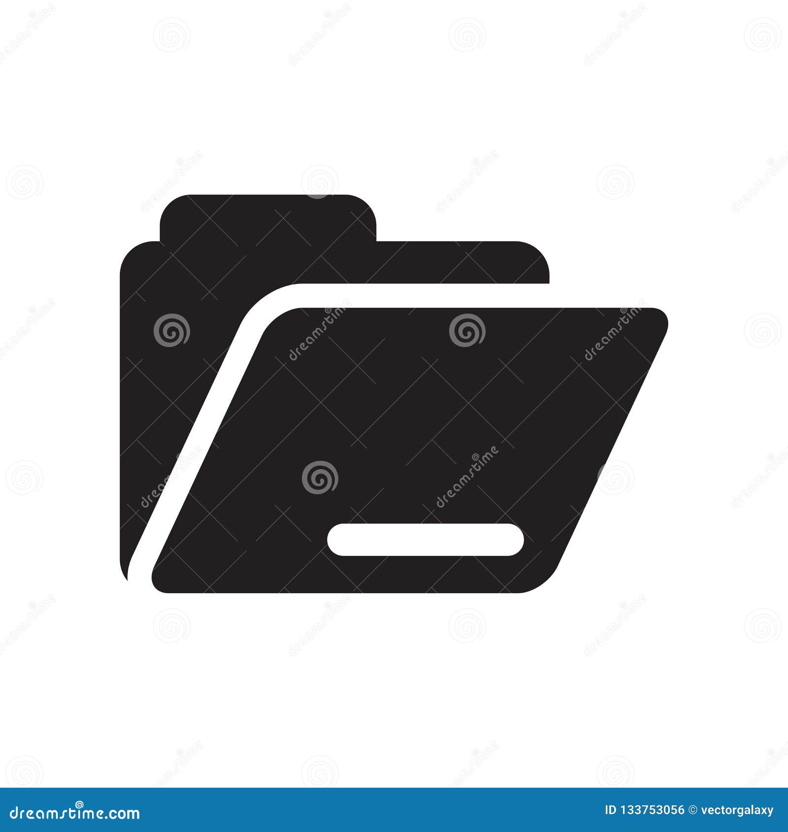File Folder Icon Black And White