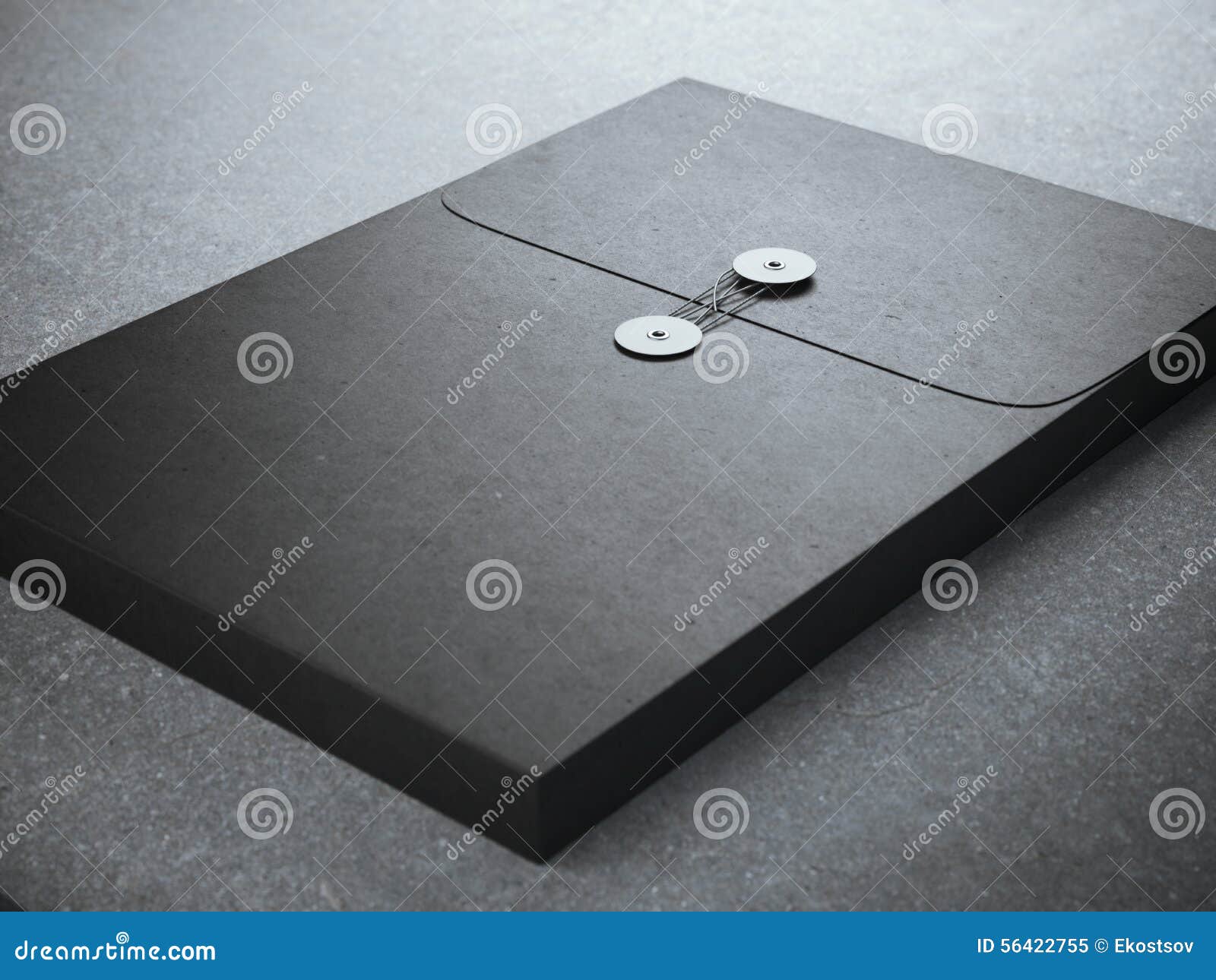 Black Folder with Paper Texture Stock Image - Image of white, empty ...