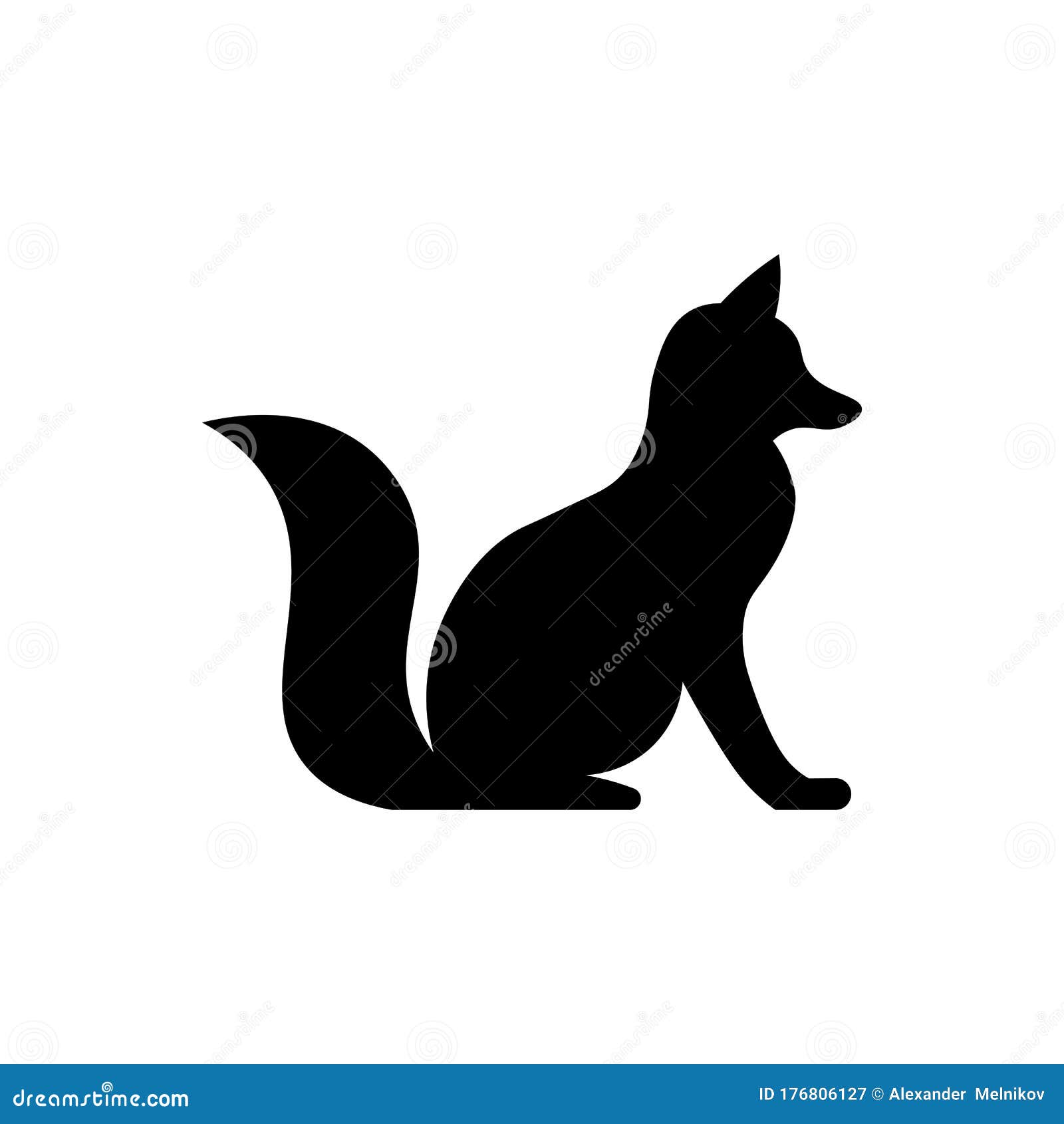 Black Fox Sign Icon. Vector Illustration Eps 10 Stock Illustration ... Black Fox Sign Icon. Vector Illustration Eps 10 Stock Illustration ...
