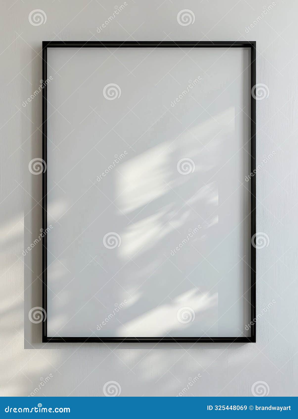 Black Frame with Light Shadows Stock Illustration - Illustration of ...
