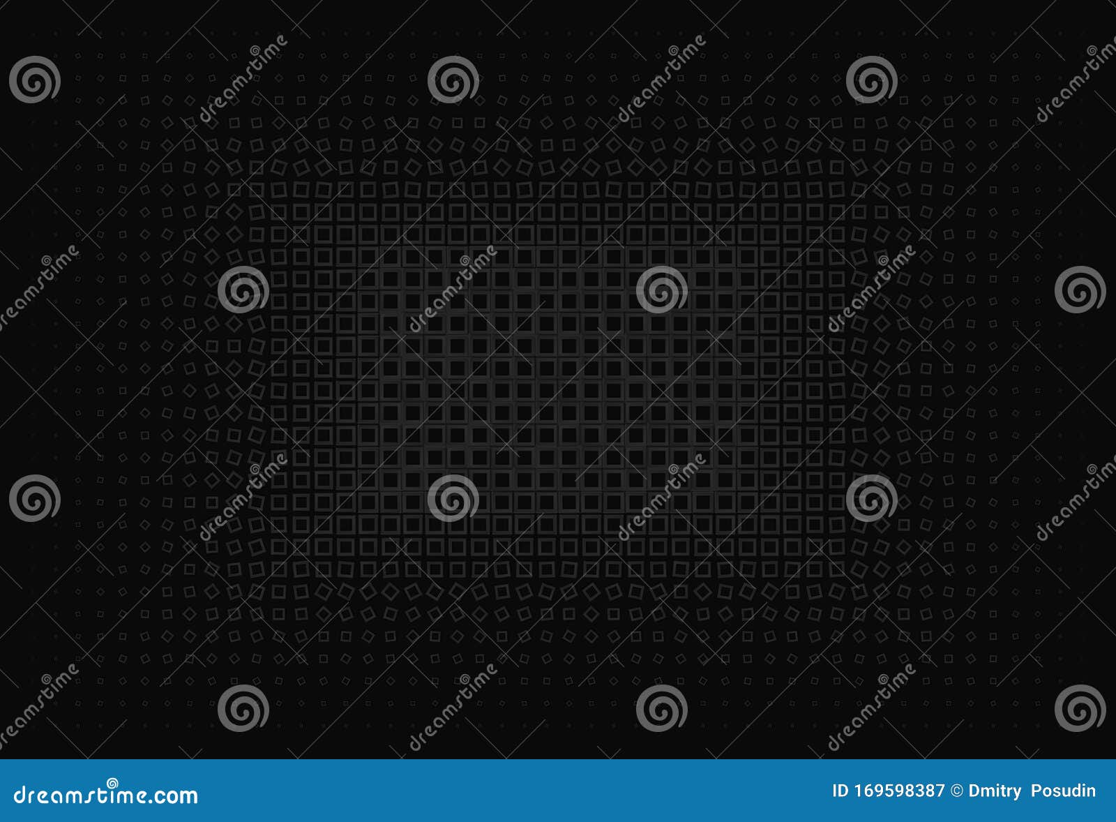Black Frame Pattern on Black Background Stock Illustration ...