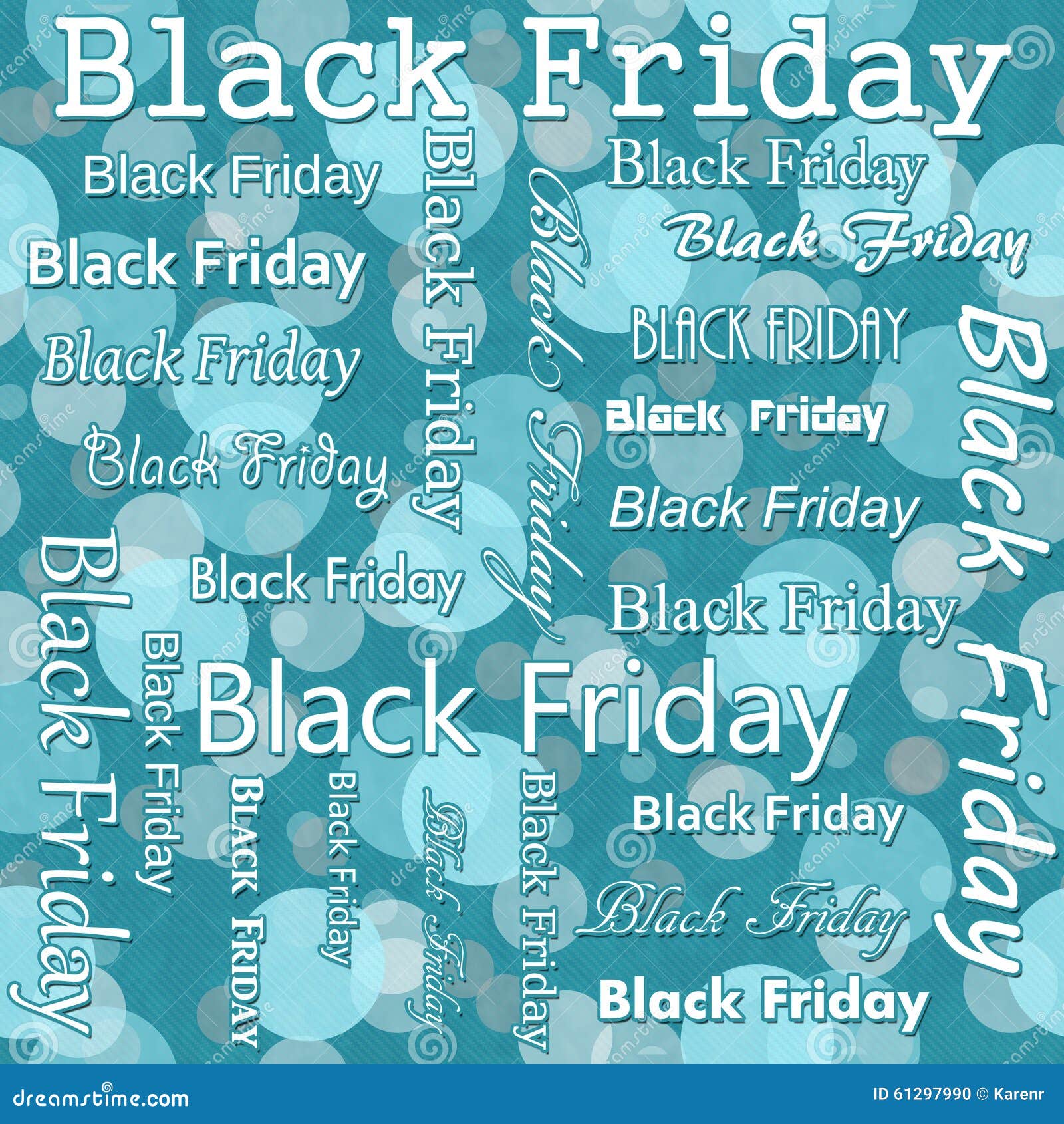 Black Friday Design with Teal Polka Dot Tile Pattern Repeat Back Stock ...