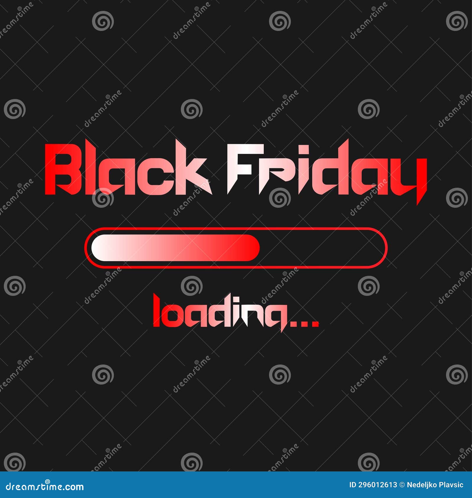 Black Friday Loading Flyer Poster or Social Media Post Design Stock ...