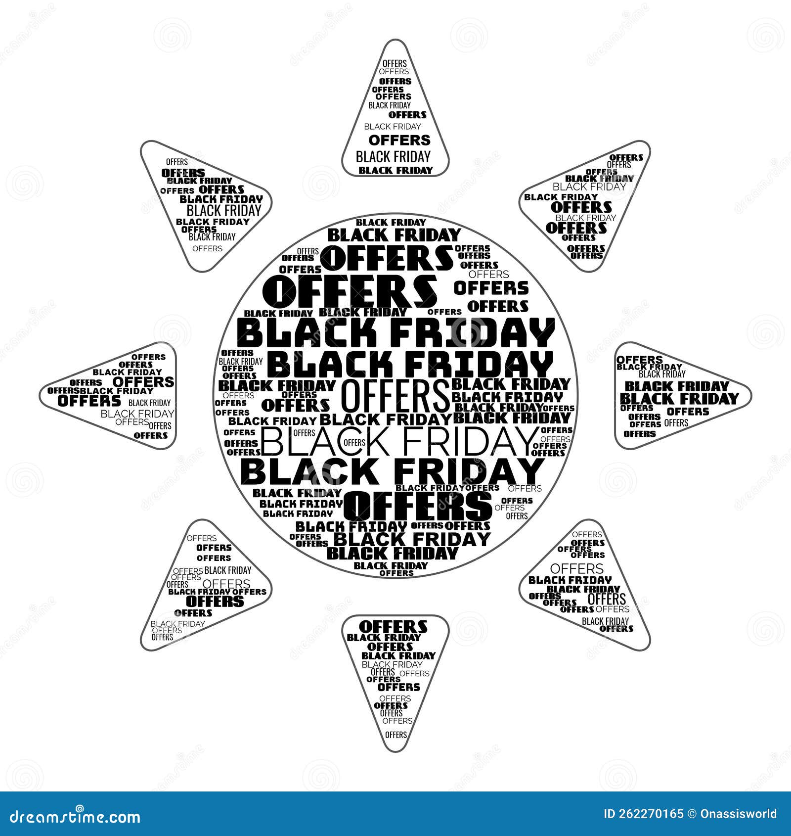 Black Friday Offers Page Header Printable Abstract Background Stock ...