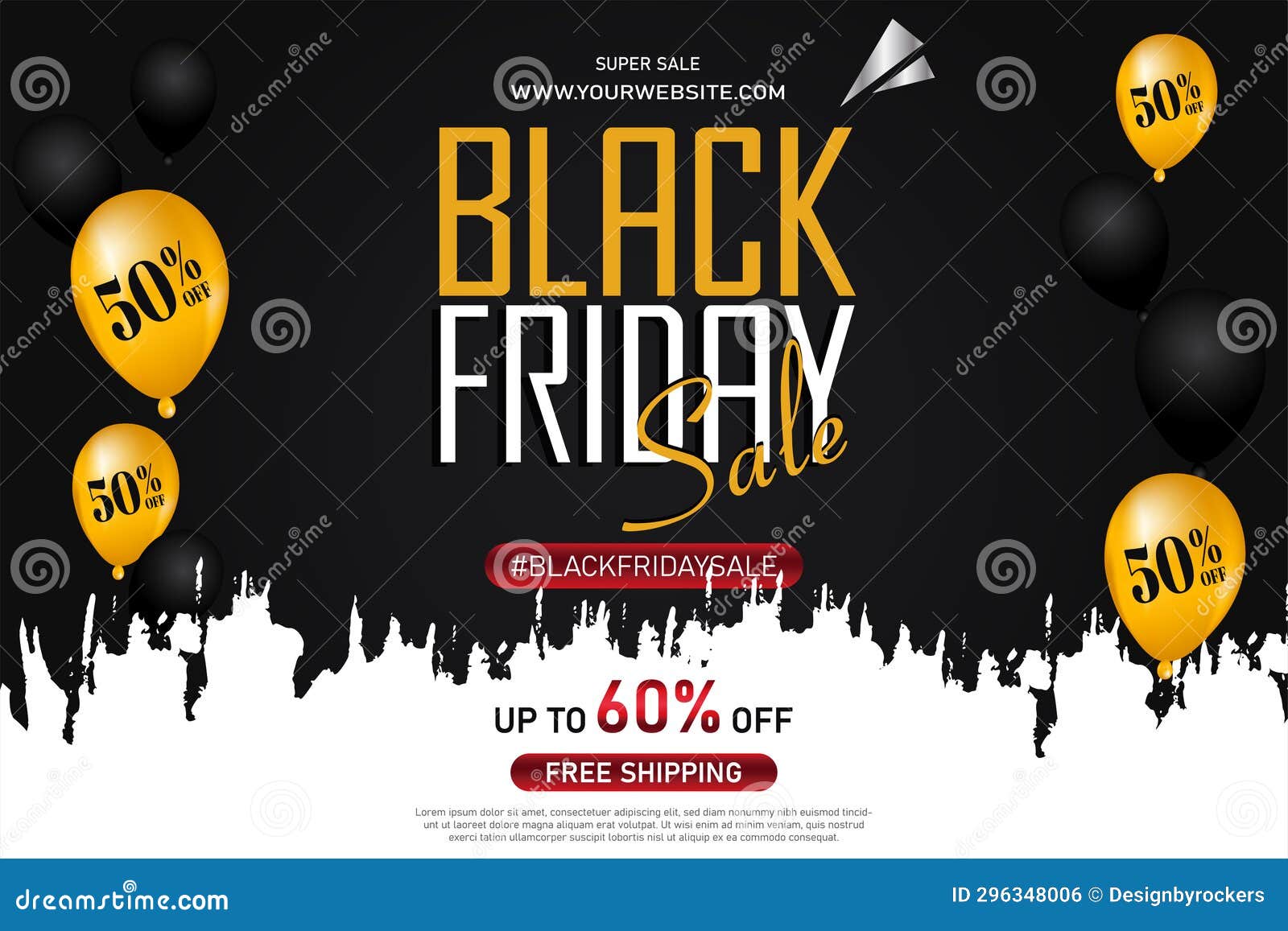 Black Friday Sale is an Annual Shopping Event Stock Vector ...