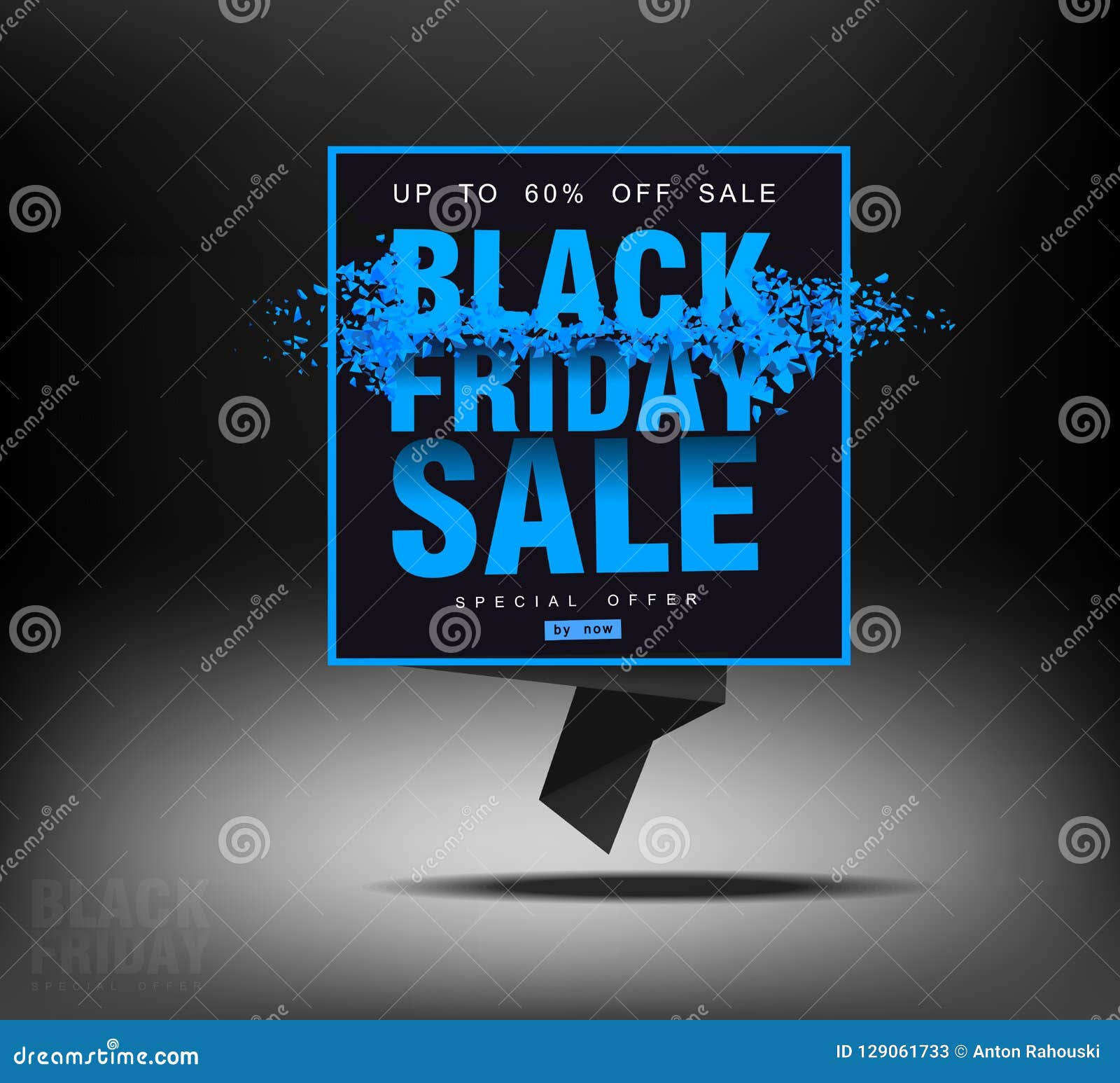 Black Friday Sale. Blast Wave with Flying Particles. Shot at Prices ...