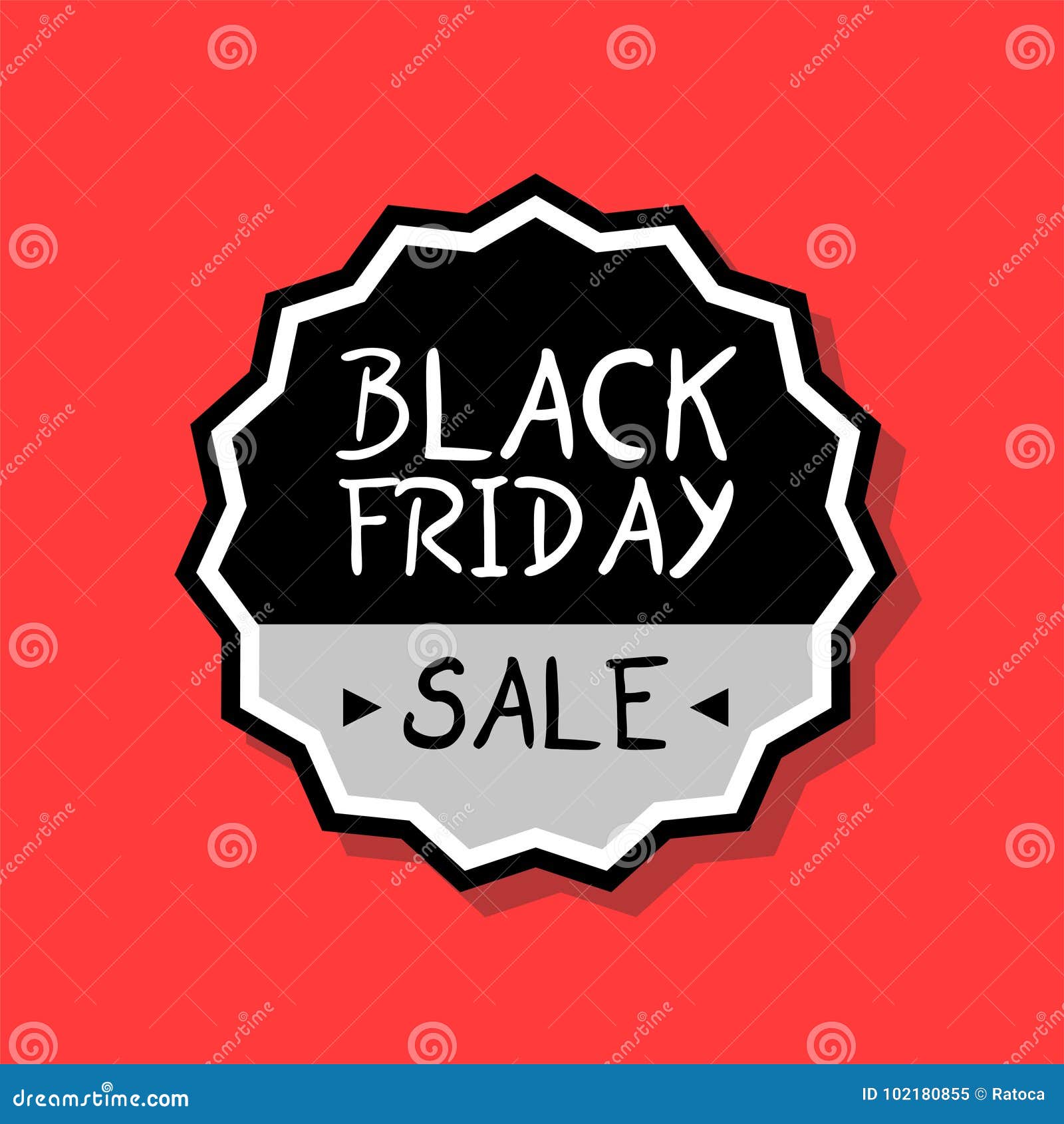 Black Friday symbol stock vector. Illustration of banner - 102180855