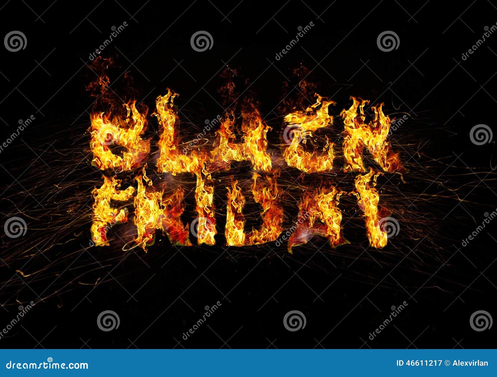 Black Friday on Fire stock image. Image of annual, cheap - 46611217