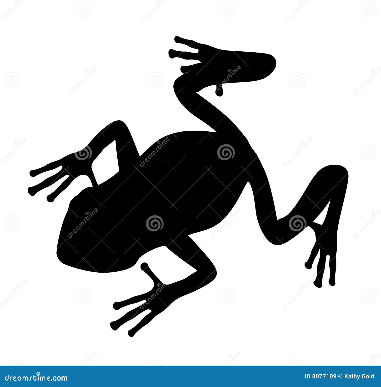 Black Frog Silhouette 300 Dpi Stock Illustration - Illustration of ...