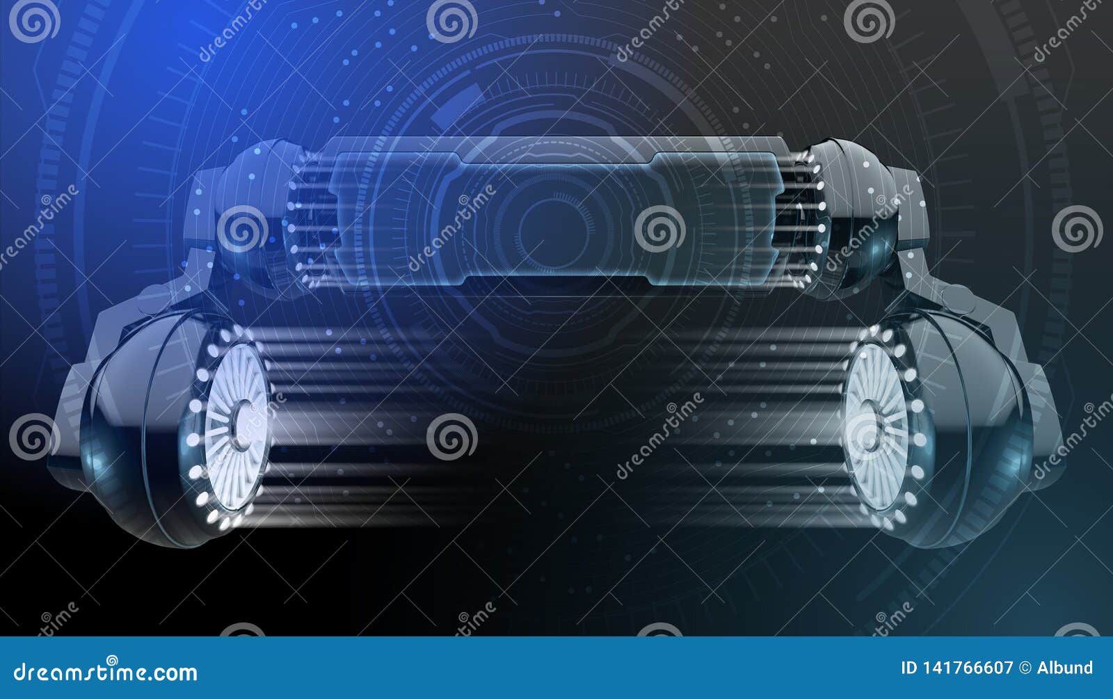Robot Display Mechanism stock illustration. Illustration of invention ...
