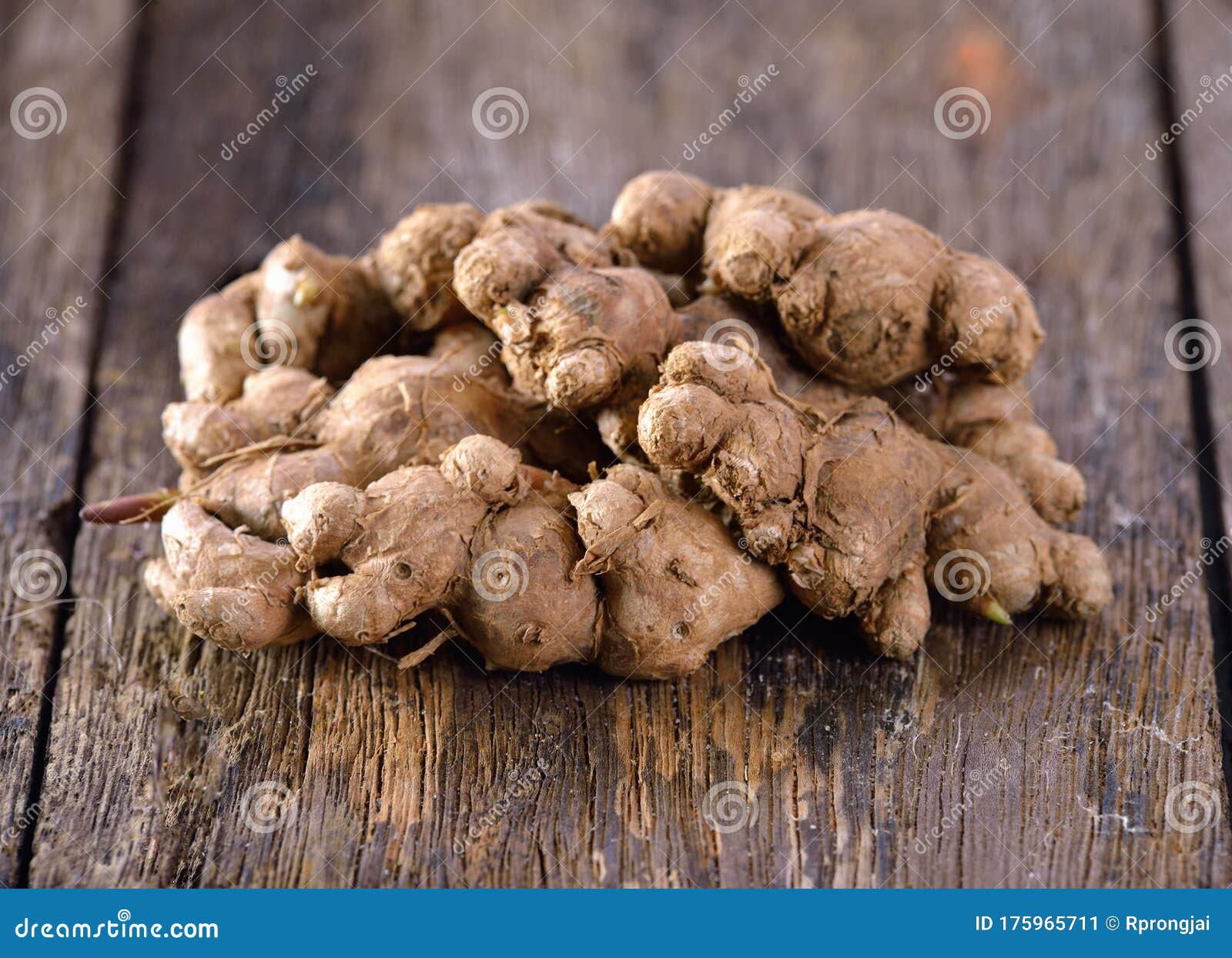 Black Galingale on Wooden Table Stock Image - Image of wooden ...