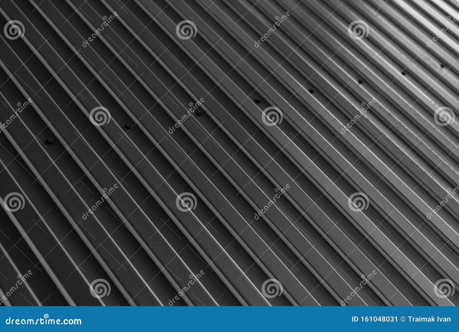 Black Galvanized Wall Surface, Diagonal View of Textured Background ...
