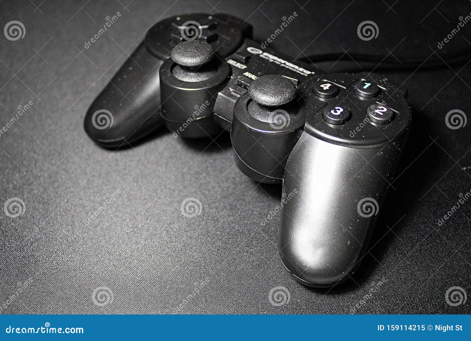 Black Gamepad Controller, Technology, Gaming Editorial Image - Image of ...