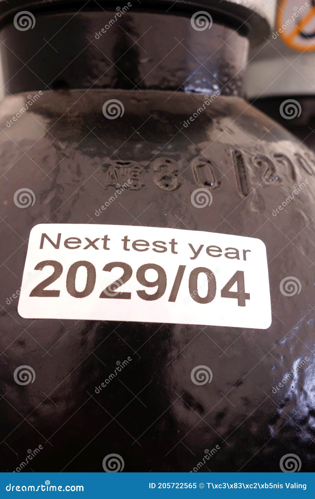 Black Gas Cylinders in Warehouse Storage Stock Image - Image of bottle ...