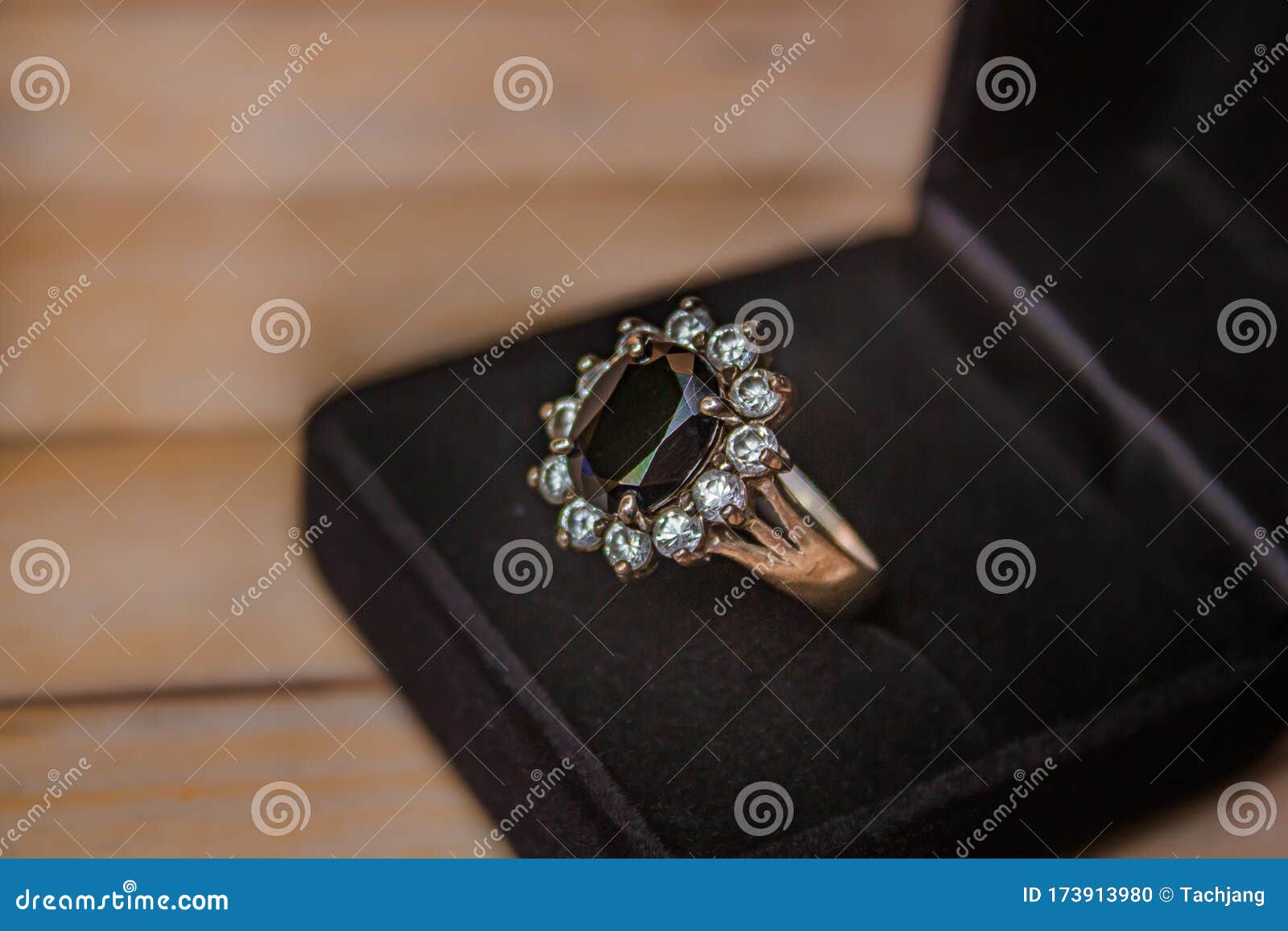 Black gem on ring gold stock photo. Image of rock, shiny - 173913980