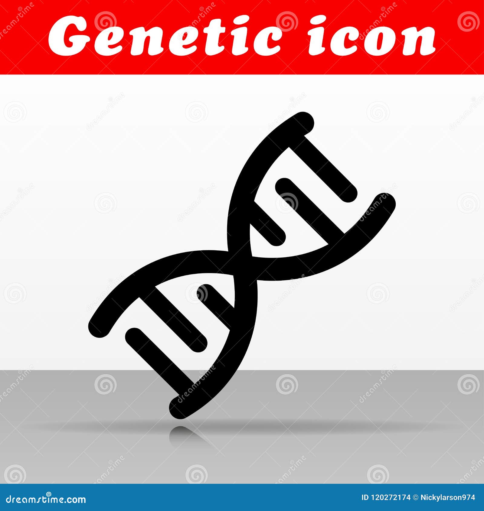 Dna Genetic Vector, Helix Gene Molecule Structure | CartoonDealer.com ...