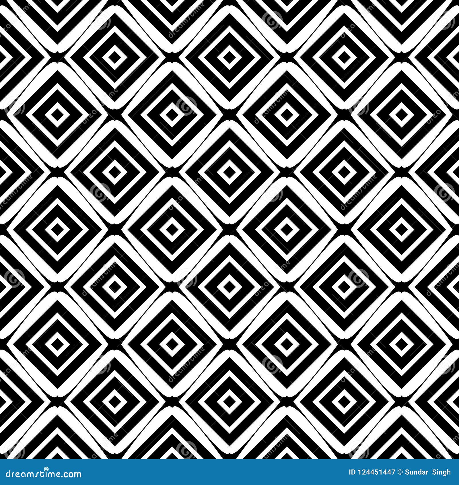 Vector Stripes of Square Seamless Diagonal Pattern. Stock Vector ...