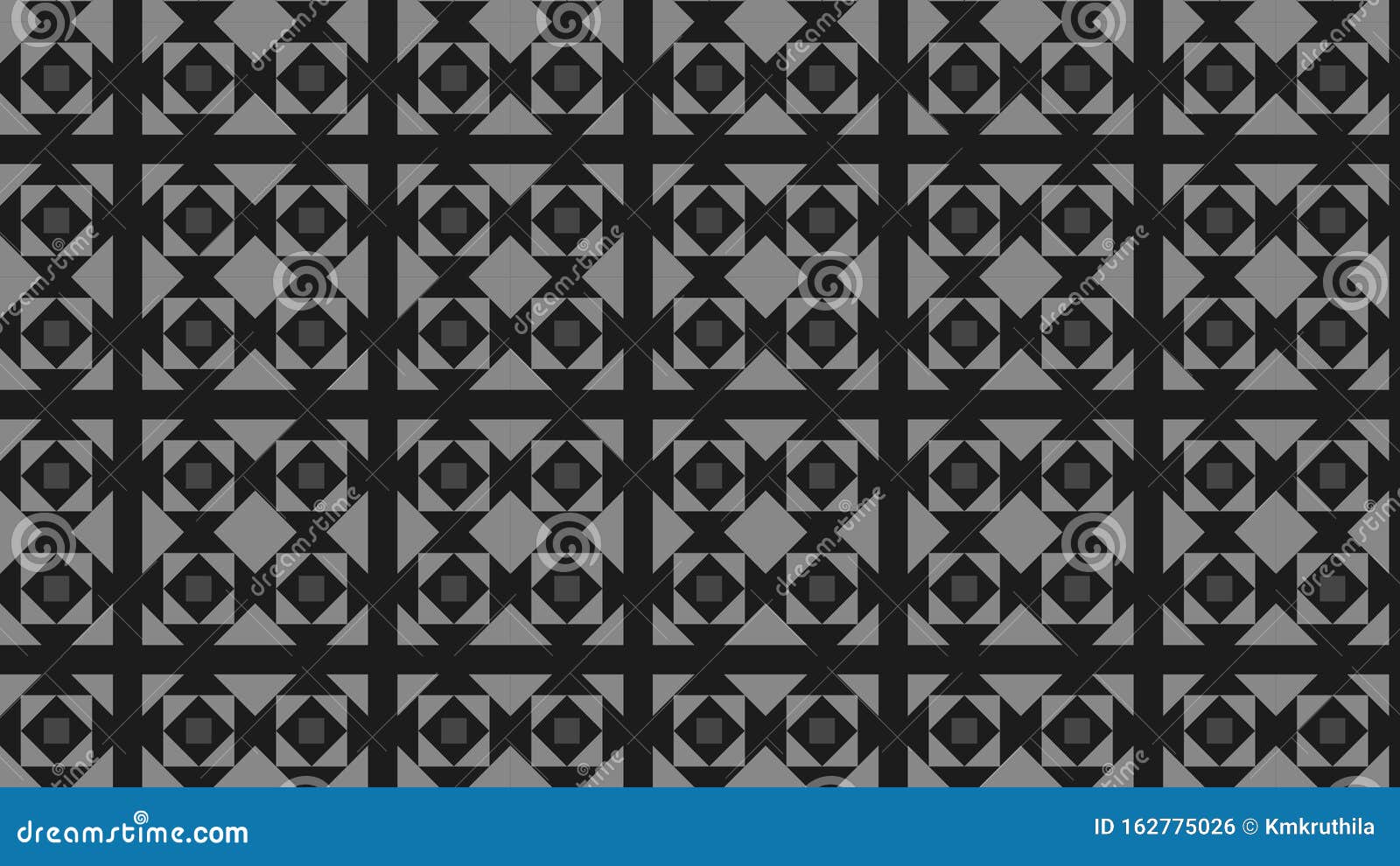 Black Geometric Square Pattern Vector Illustration Stock Vector ...