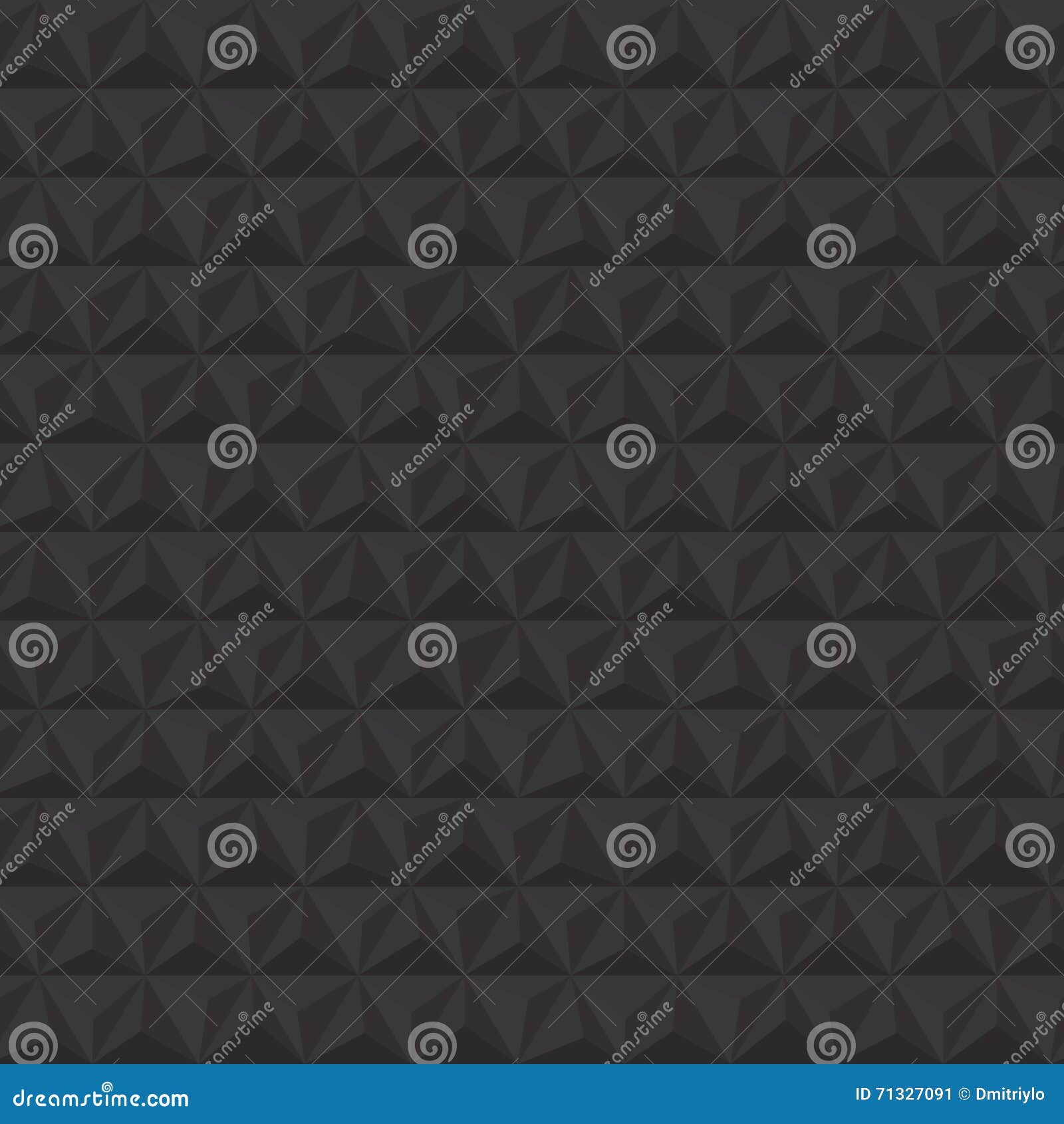 Black Geometric Triangle Seamless Vector Pattern Stock Vector ...