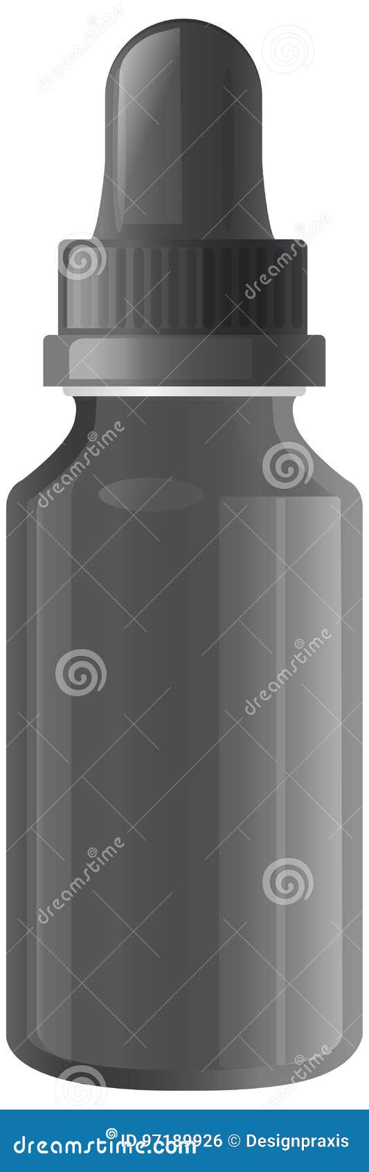 Dropper Illustration On White Background. Eyedropper Drawing ...