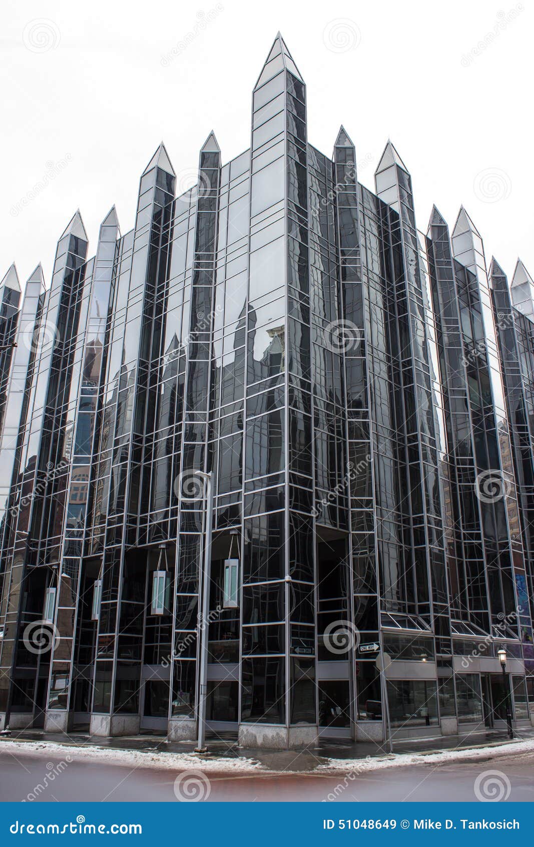 Black Glass Building Corner Stock Image - Image of building, decorative ...