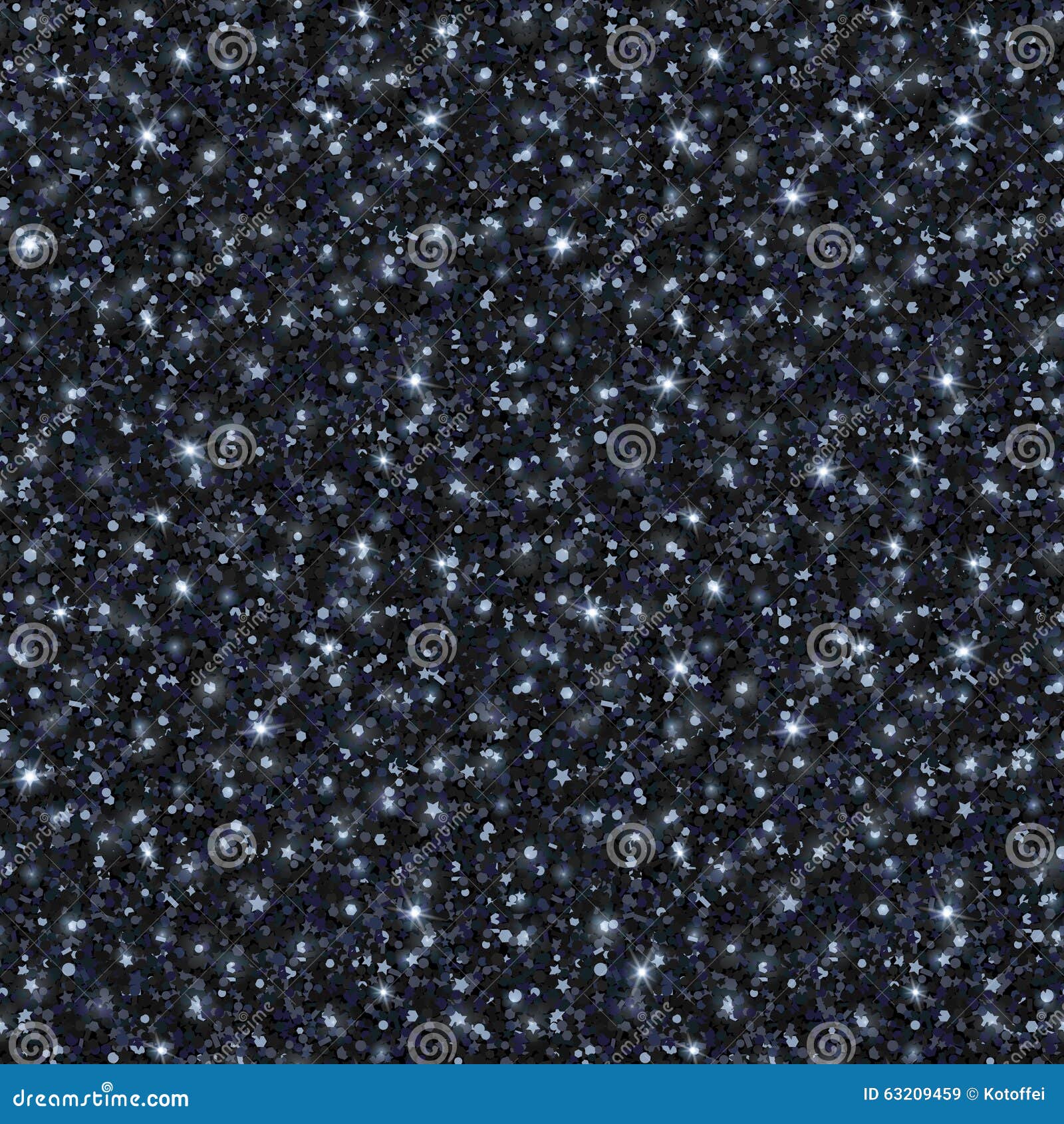 Glitter Seamless Texture Actual Silver Particles Endless Pattern Made