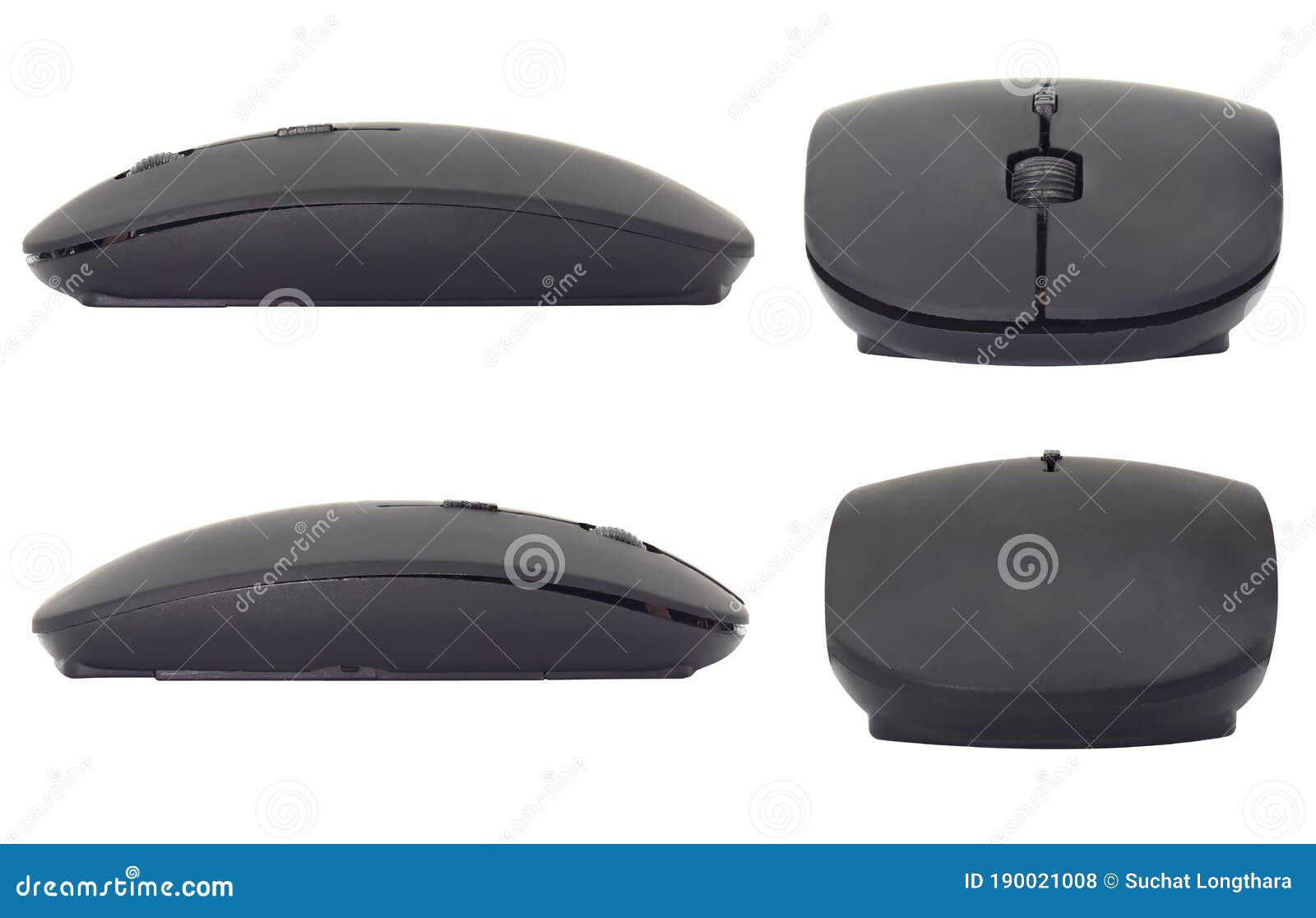 Computer Mouse Isolated on a White Background Stock Photo - Image of ...