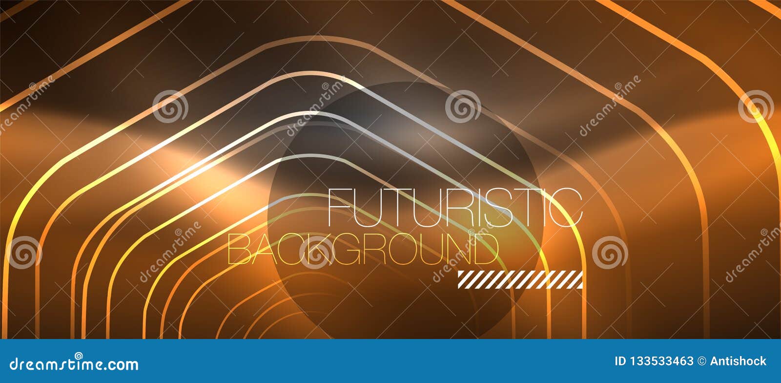 Black and Glowing Color Lines Neon Design, Magin Techno Template ...