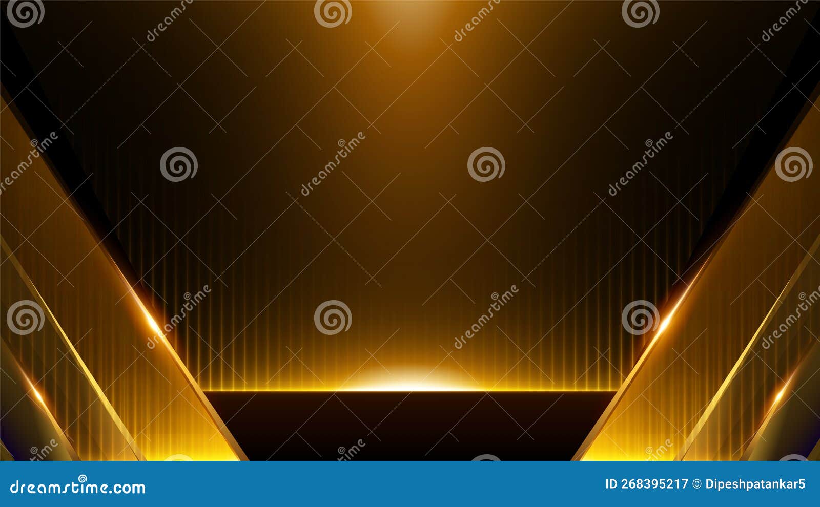 Black and Gold Award Background. Luxury Background. Modern Abstract ...