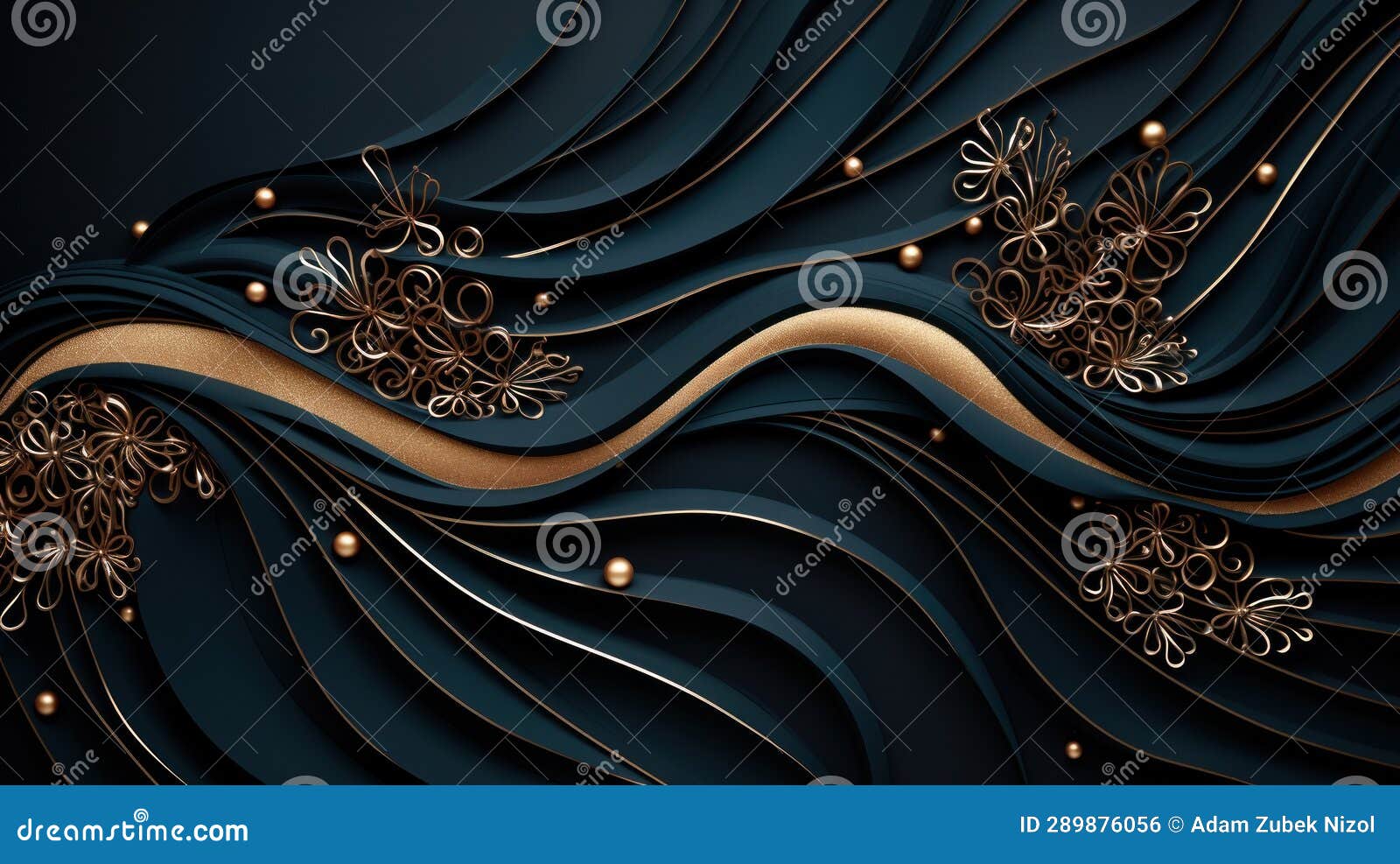 A black and gold design stock illustration. Illustration of graphic ...