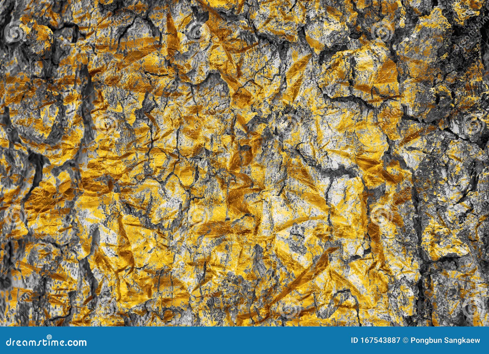 Gold And Black Grunge Background