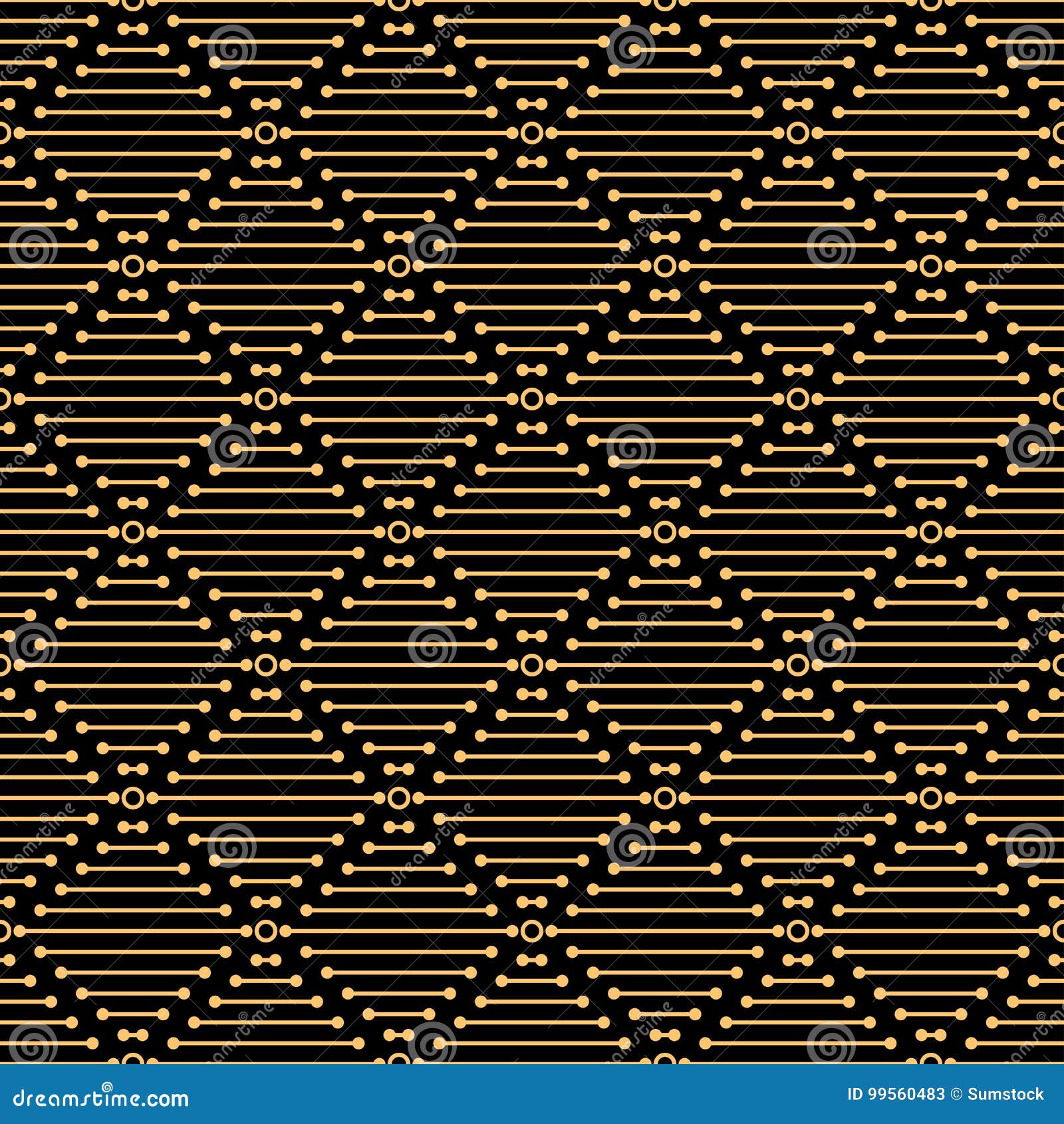 Black and Gold Luxury Seamless Pattern Stock Vector - Illustration of ...