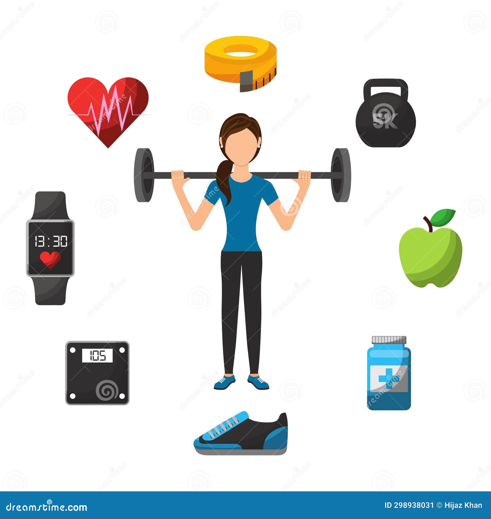 Health Care, Lifestyle, Healthy and Fit Life, Healthy Routine Stock ...