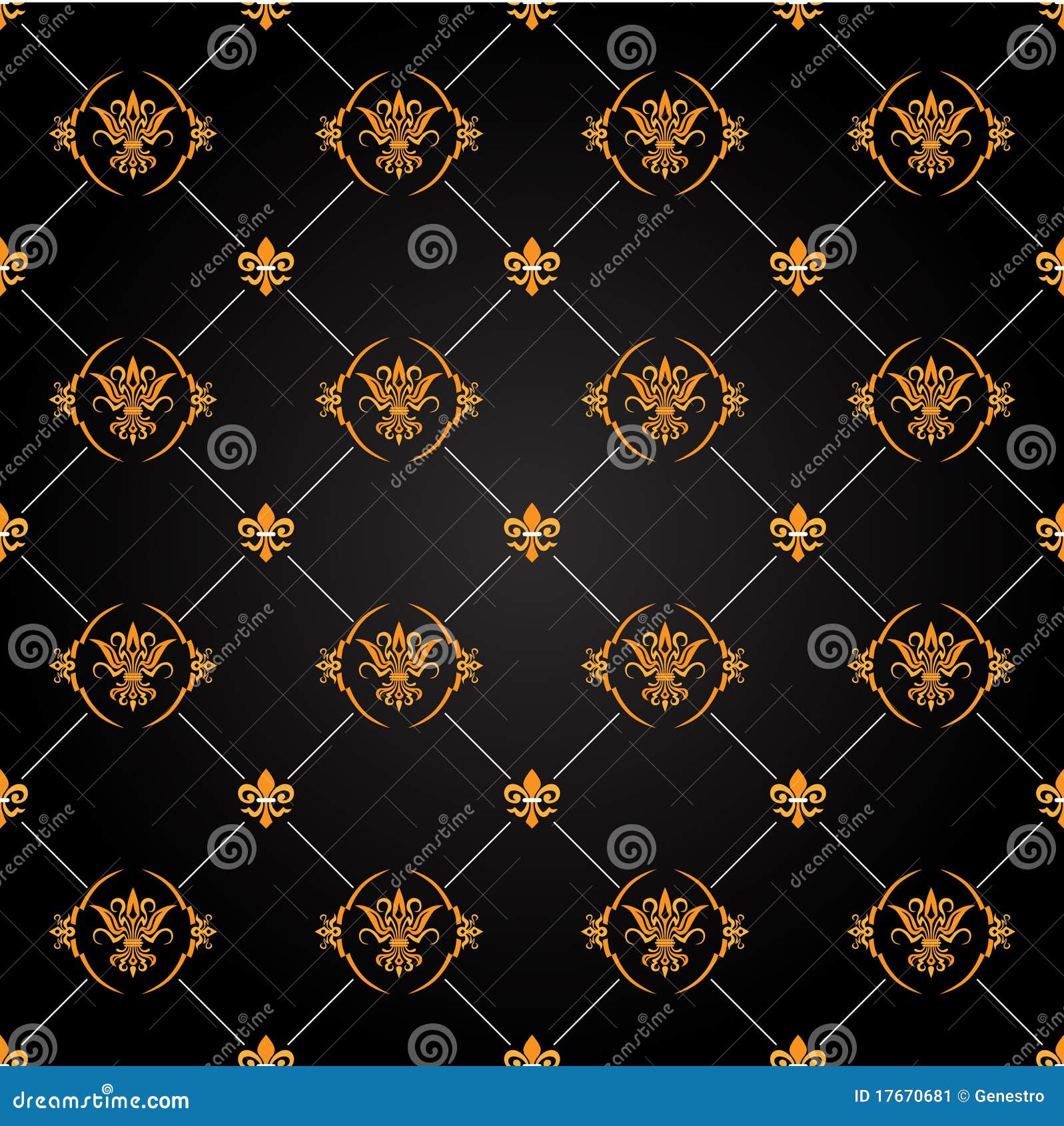 Black and gold pattern stock vector. Illustration of backdrop - 17670681