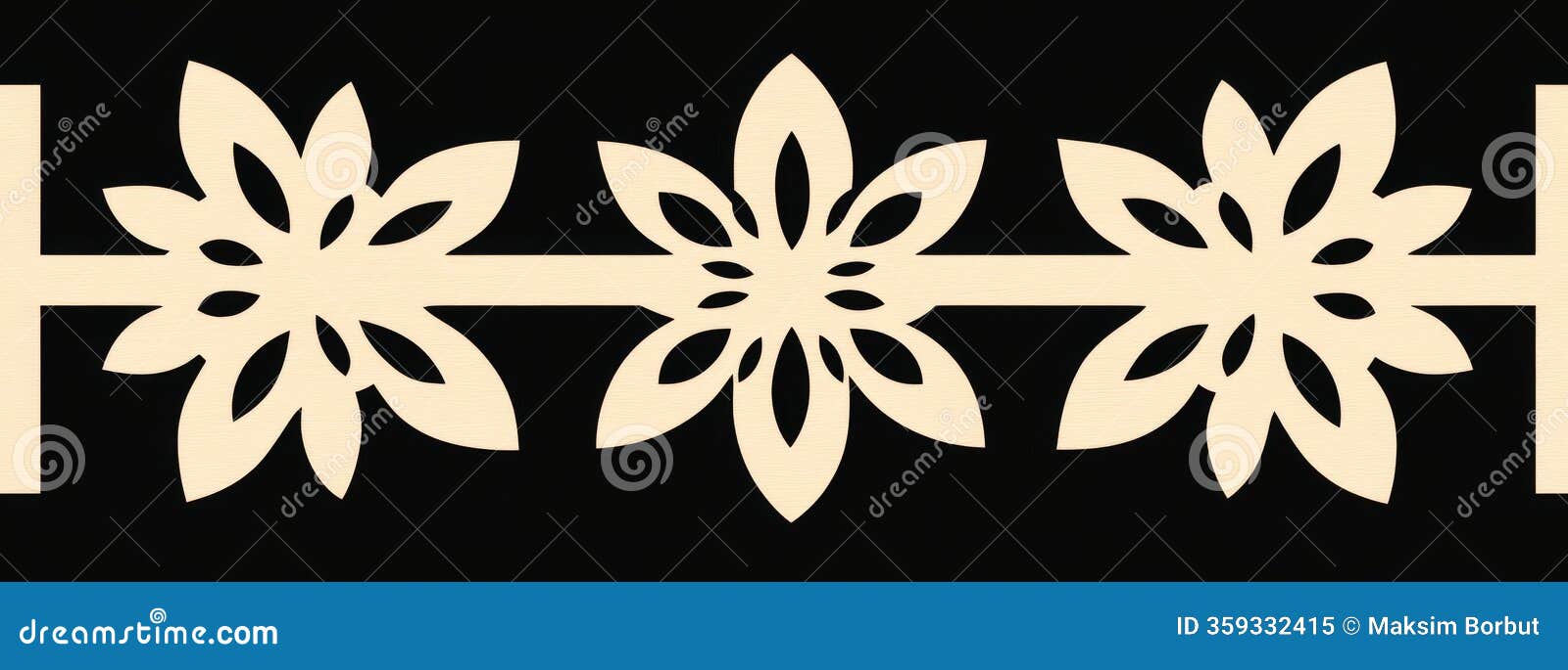 Black and Golden Patterns that are Seamlessly Integrated, Offering a ...