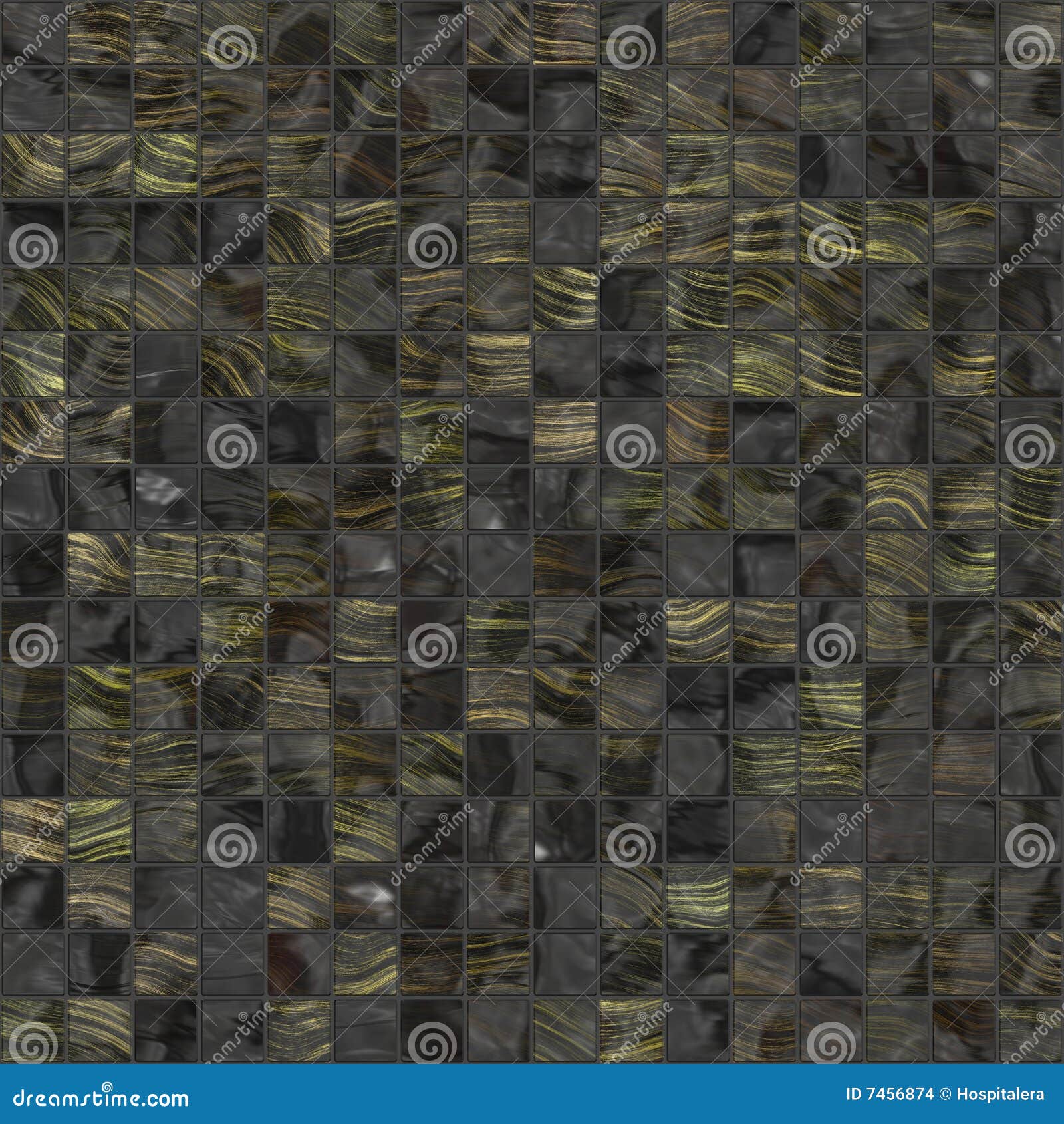 Black golden plain tiles stock illustration. Illustration of plain ...