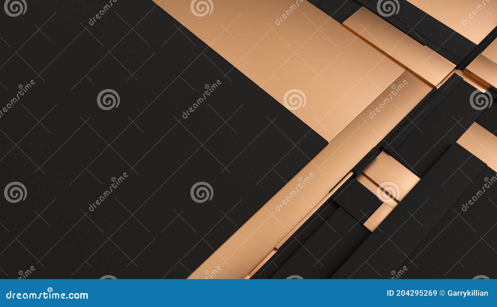 Black and Golden Tessellated Rectangular Surface. Abstract Background ...