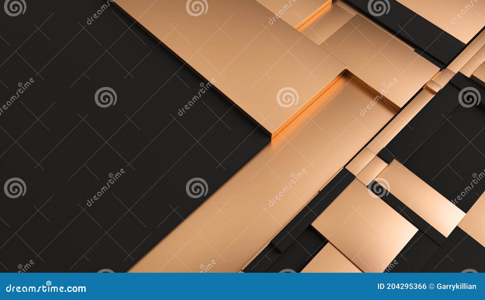 Black and Golden Tessellated Rectangular Surface. Abstract Background ...