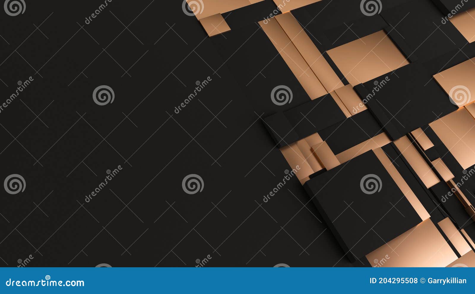 Black and Golden Tessellated Rectangular Surface. Abstract Background ...