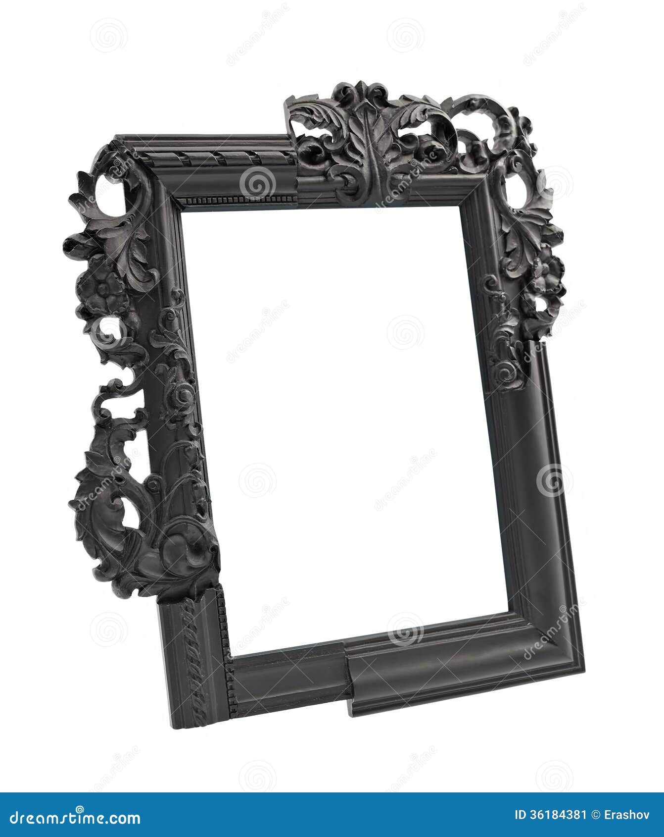 Black gothic vintage frame stock image. Image of ornate - 36184381