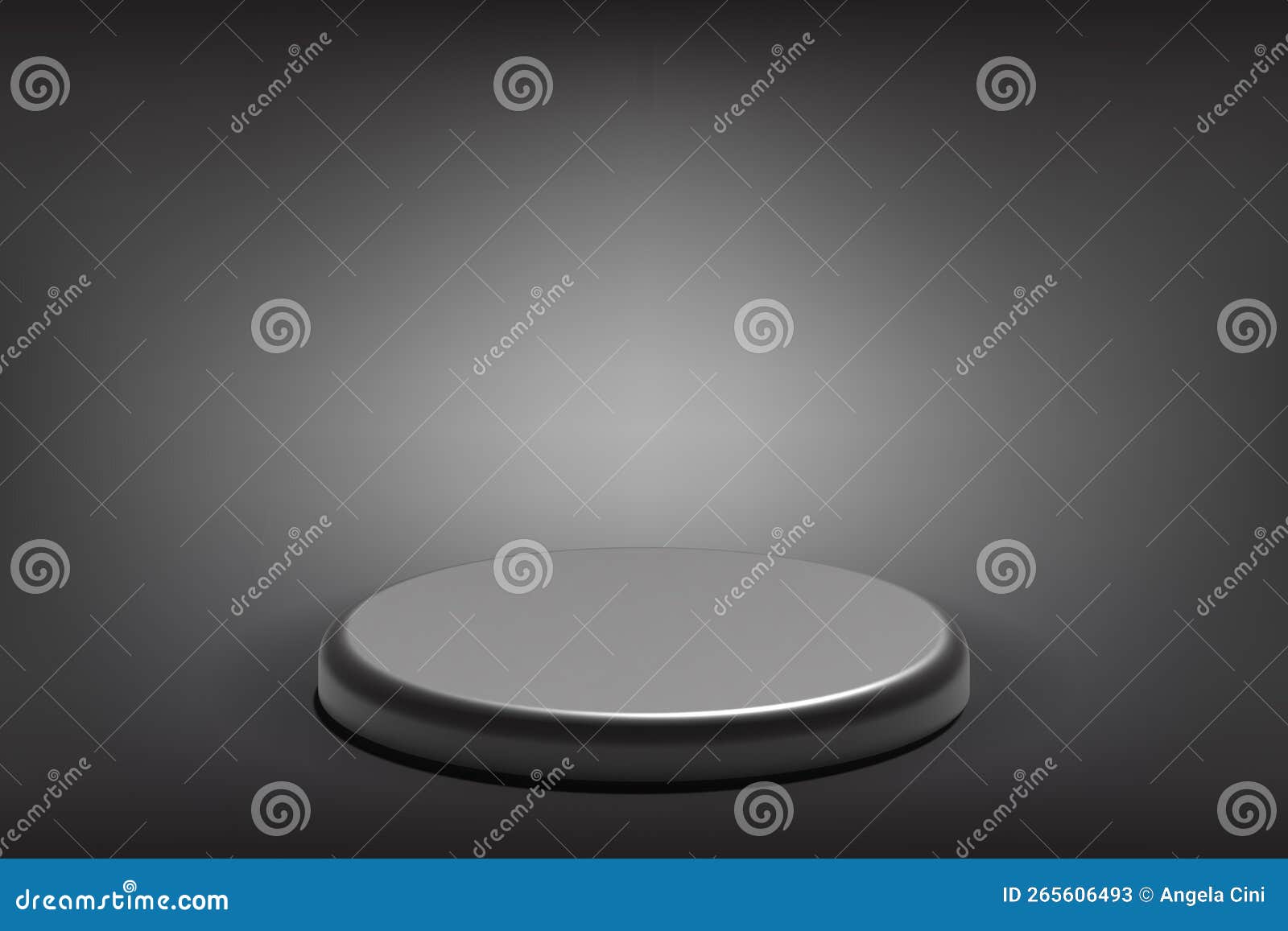 Black Gradient Background Vector with Pedestal Stage Stock Illustration ...