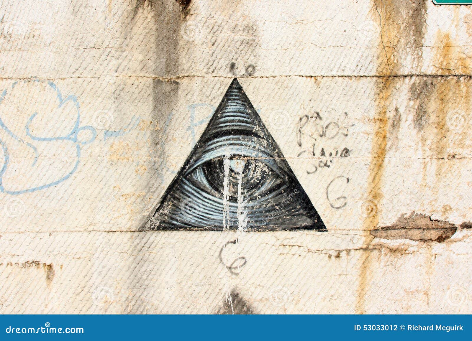 All Seeing Eye Graffiti