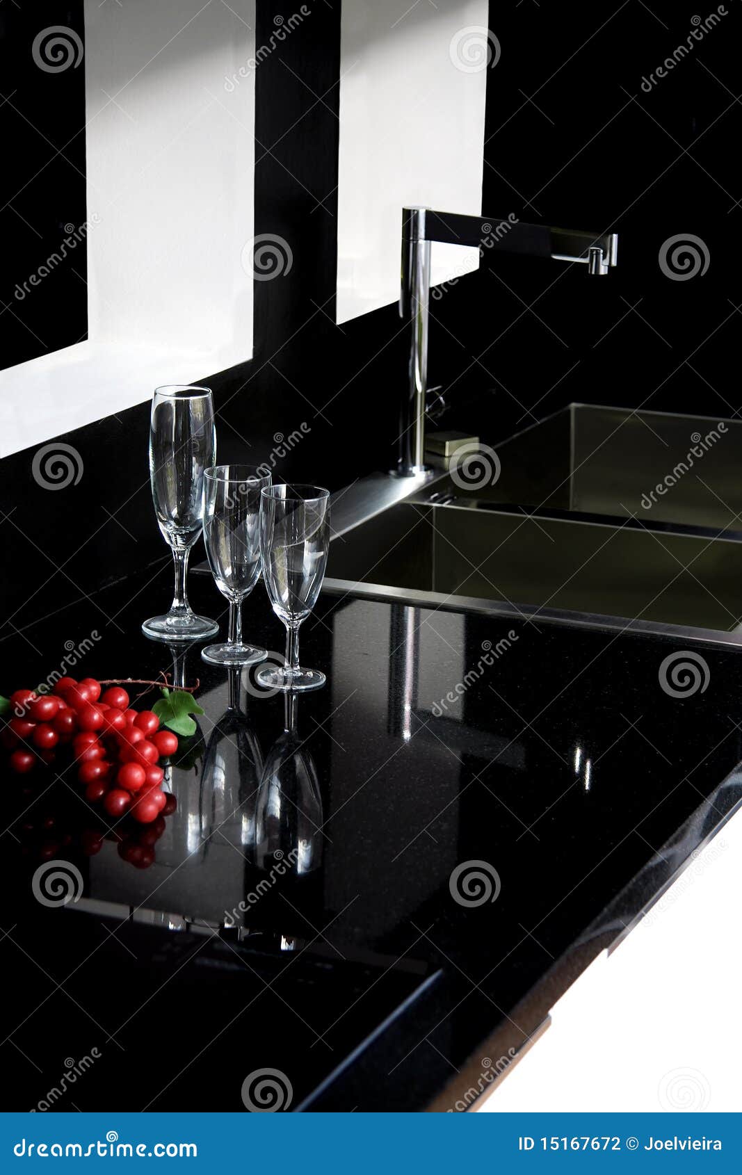 Black Granite Countertop Texture Stock Photo | CartoonDealer.com #156838380